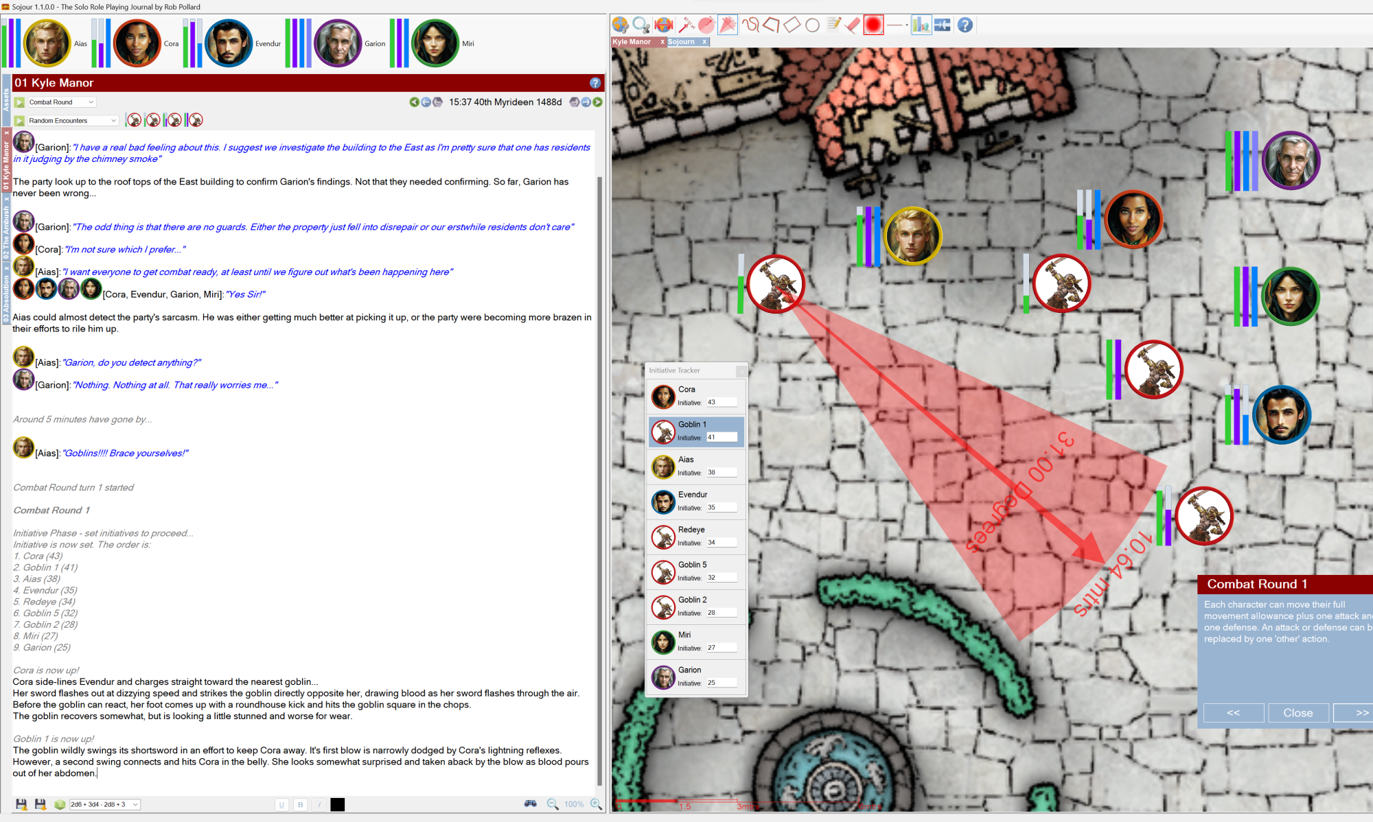Sojour – Sojour is the premier solo virtual table top (VTT)