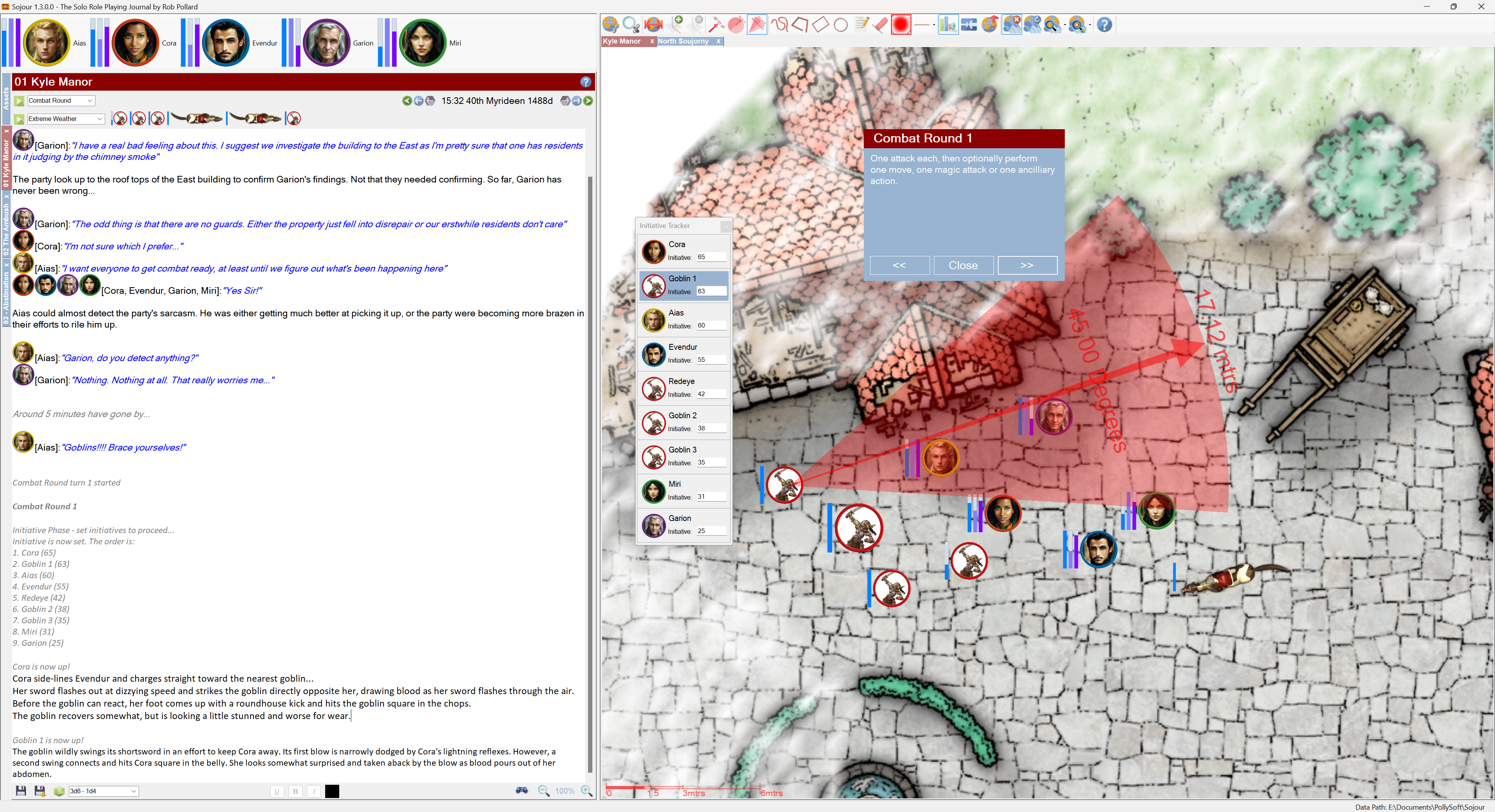 Sojour – Sojour is the premier solo virtual table top (VTT)